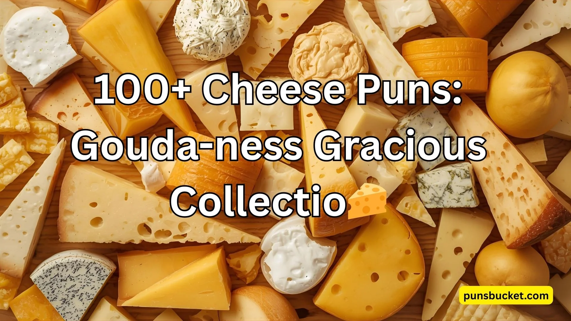 100+ Cheese Puns: Gouda-ness Gracious Collectio🧀😂