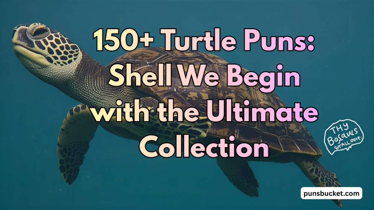 150+ Turtle Puns: Shell We Begin with the Ultimate Collection🐢⏳
