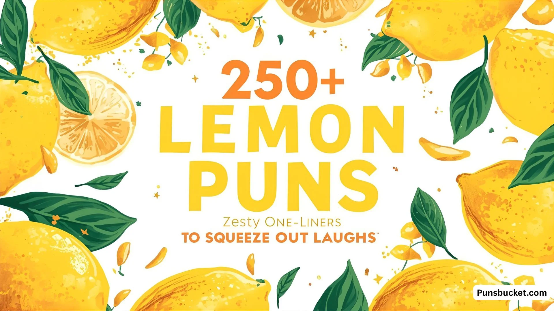 250+ Lemon Puns: Zesty One-Liners to Squeeze Out Laughs 🍋
