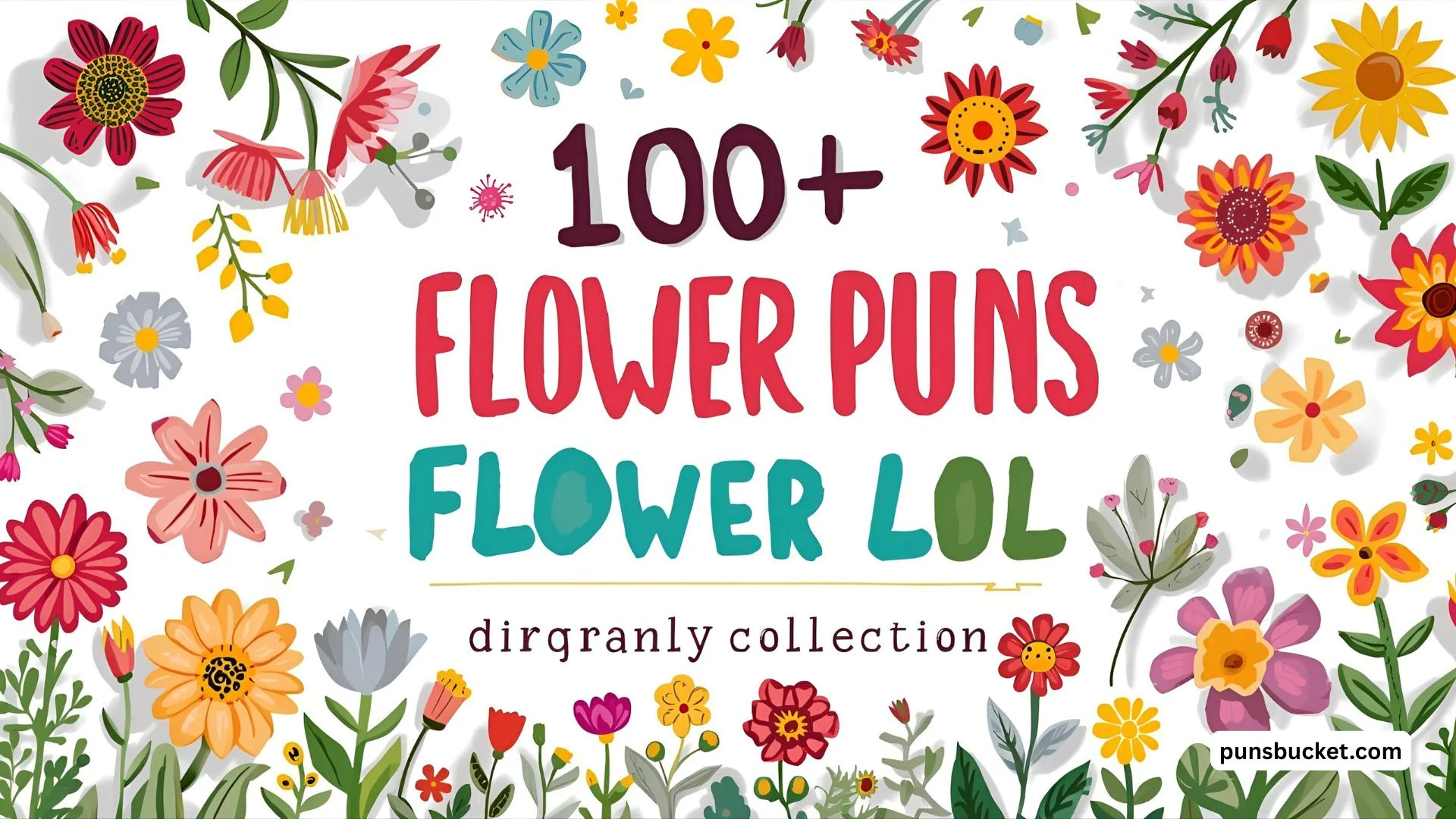 🌼 100+ Flower Puns: A Blooming LOL Collection🌷
