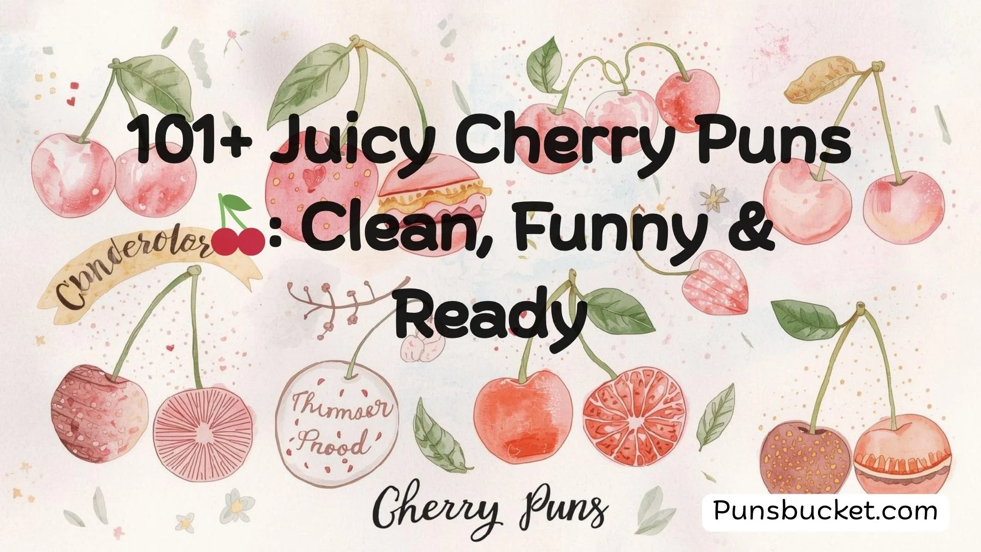 101+ Juicy Cherry Puns 🍒: Clean, Funny & Ready