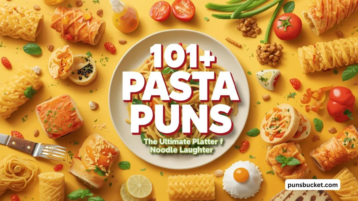 101+ Pasta Puns: The Ultimate Platter of Noodle Laughter 😂