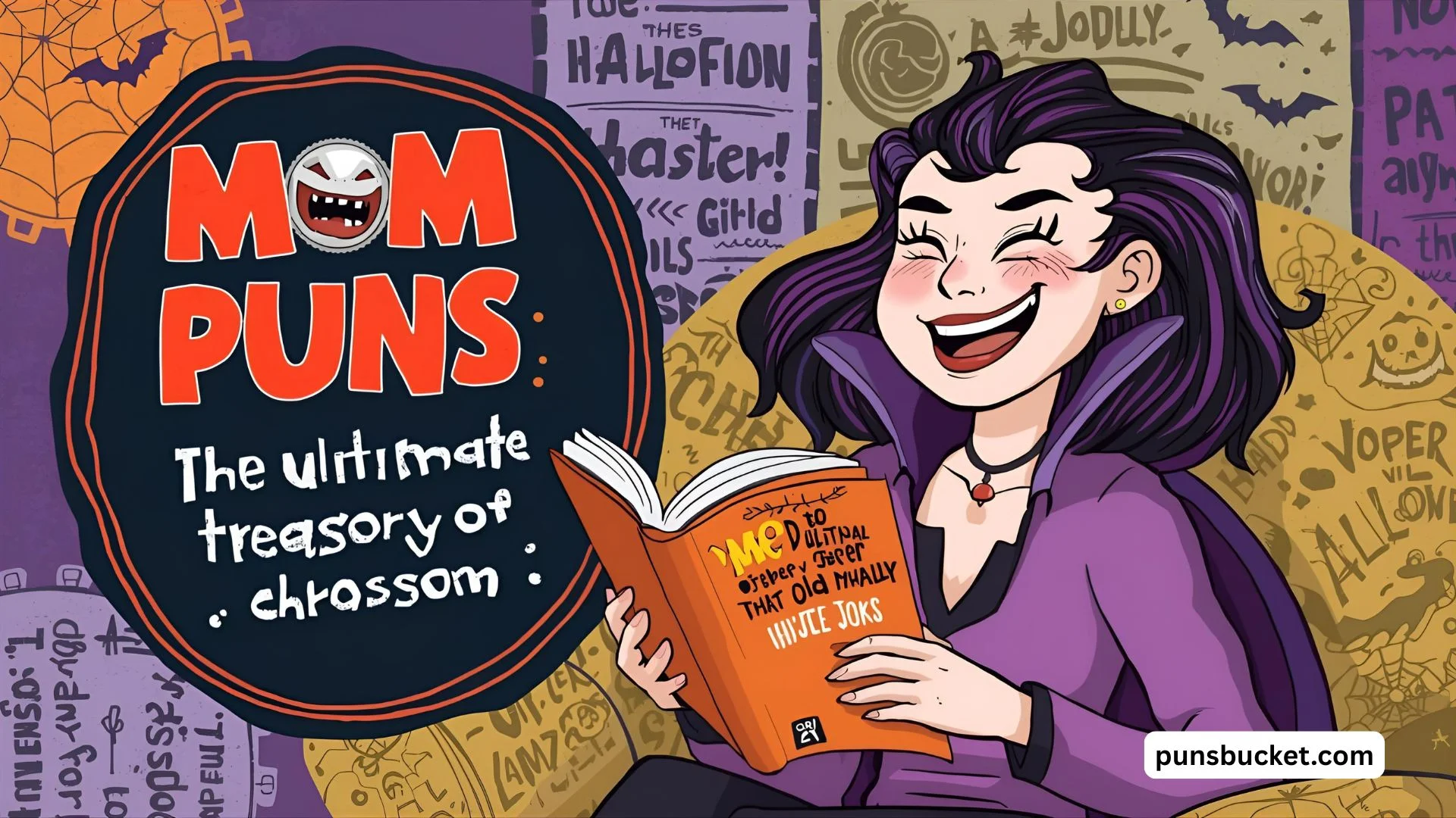 Mom Puns: The Ultimate Treasury of Jokes That Never Get Old🧛‍♀️